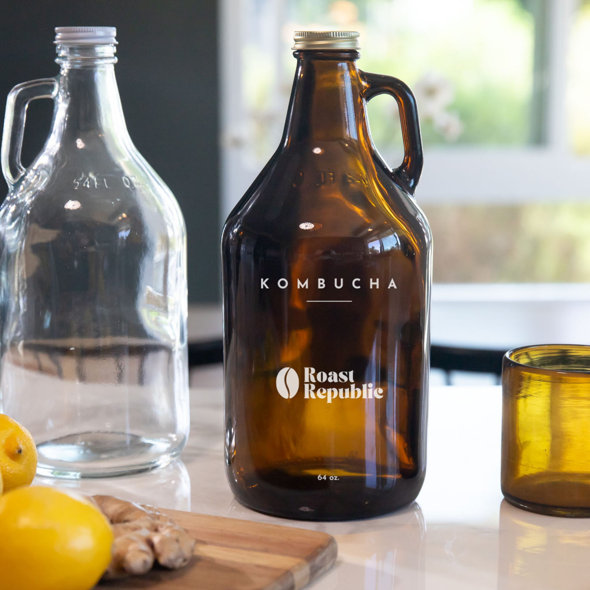 Custom Growler with Logo – The Polished Jar